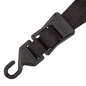 Neotech Saxophone Strap - Regular - Open Hook Neck Strap for Saxophone, Clarinets, English Horns & More - Comfortable Neoprene Instrument Neck Strap - Black