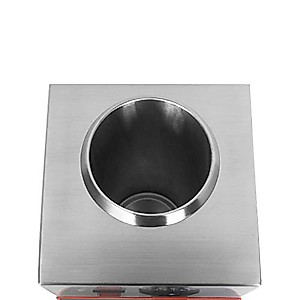 1-3 Bottles 160W 240W Electric Sauce Warmer, Stainless Steel Jam Heat Preservation Machine, Commercial Countertop Nacho Cheese Pump Dispenser (One Bottle)