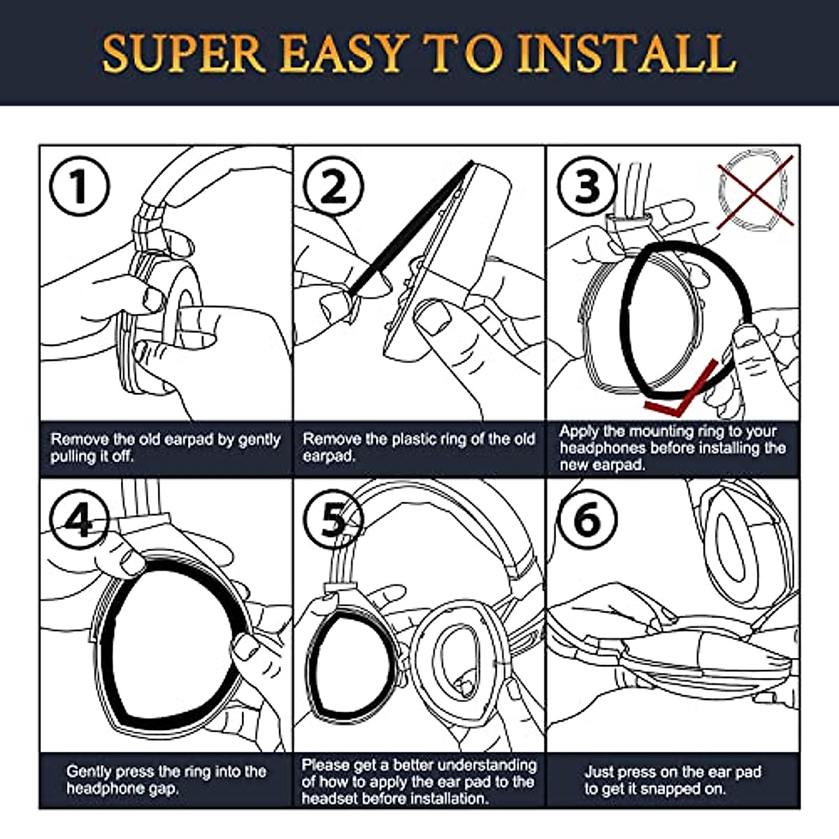 SOULWIT Professional Lambskin Earpads Replacement for Sennheiser HD700 HD 700 Headphones. Ear Pads Cushions with Noise Isolation Memory Foam