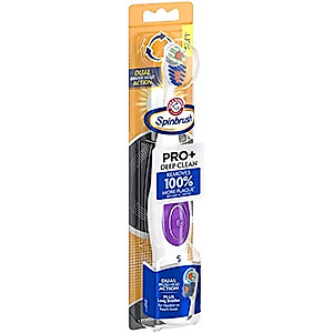 Spinbrush Truly Radiant Toothbrush, Deep Clean, Colors May Vary