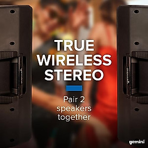 Gemini Sound GSP-2200: Elite 2200W 15" Active DJ PA Speaker with Bluetooth Stereo, Integrated 3-Channel Mixer, and Durable Design – Ideal for Music Hobbyists and Part-Time DJs