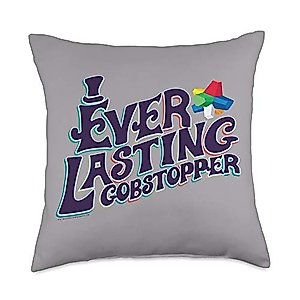 Willy Wonka Chocolate Factory Everlasting Gobstopper Throw Pillow, 18x18, Multicolor