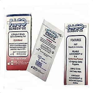 AlcoScreen DOT Approved Alcohol Test - one Individual Test