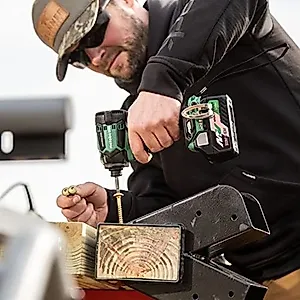 Metabo HPT 36V MultiVolt™ Cordless Triple Hammer BOLT Impact Driver Kit | 1/4-Inch Keyless | 5 Speed Modes | 3 LED Lights | Up to 1,903 in-lbs of Torque | IP56 Rated | Lifetime Tool Warranty | WH36DC