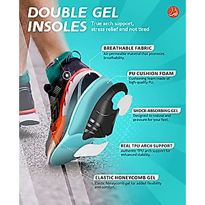 TANSTC High Arch Support Insoles for Shoes - Reduce Foot Pain, Improve Balance, and Provide Shock Absorption