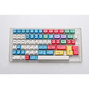KOKOYAKA Dye Sublimation Keycaps | Cherry Profile for Custom Merchanical Keyboard | 139 Keys (Chalk)