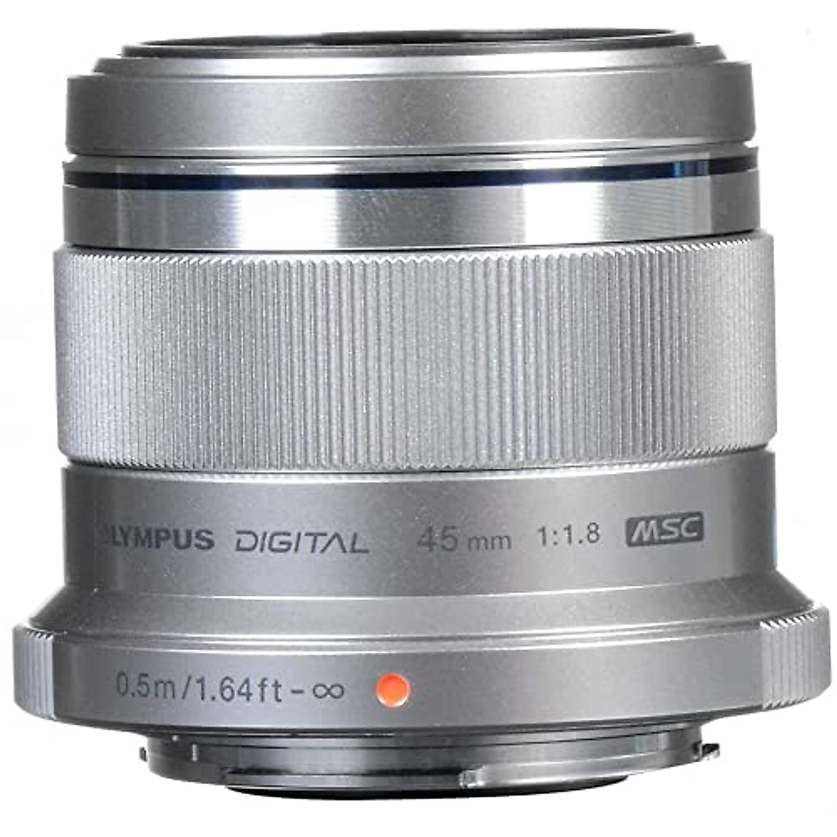 OM SYSTEM OLYMPUS M.Zuiko Digital 45mm F1.8 Silver For Micro Four Thirds System Camera, Compact Design Beautiful, Bokeh Bright
