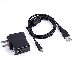 MaxLLTo® USB AC/DC Power Adapter Camera Battery Charger Cord for Nikon Coolpix S70 S3600