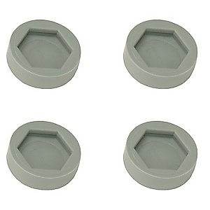 Quantum Storage Systems FG-4 Non-Marring Floor Glides for Wire Shelving Units (Pack of 4)