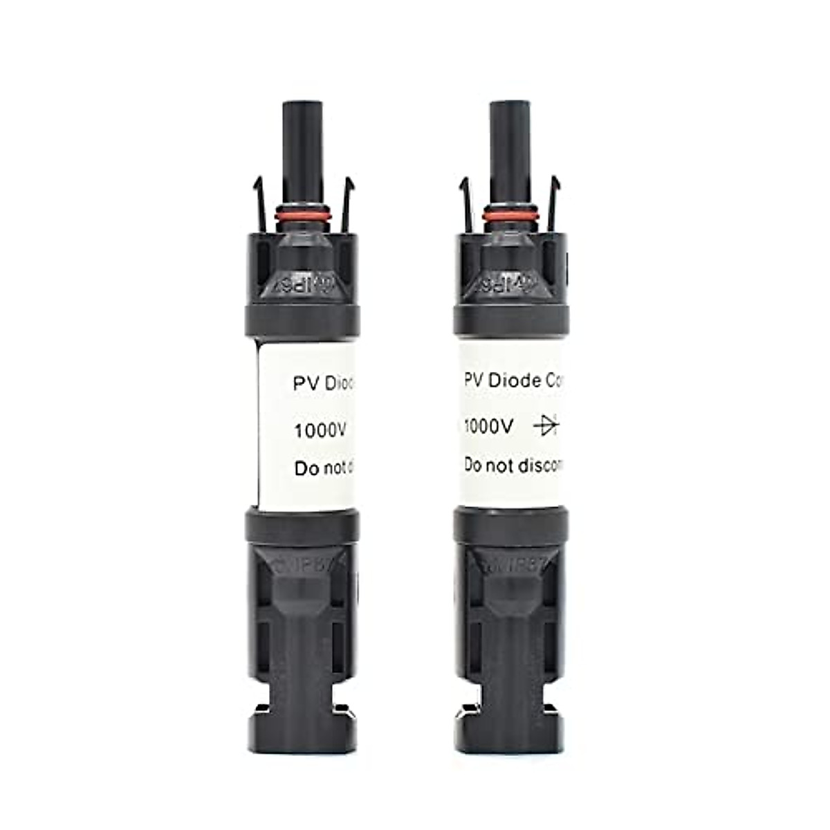 HALONE 1Pcs 10A Solar PV in-line Diode Connector Solar Panel Cable Connectors