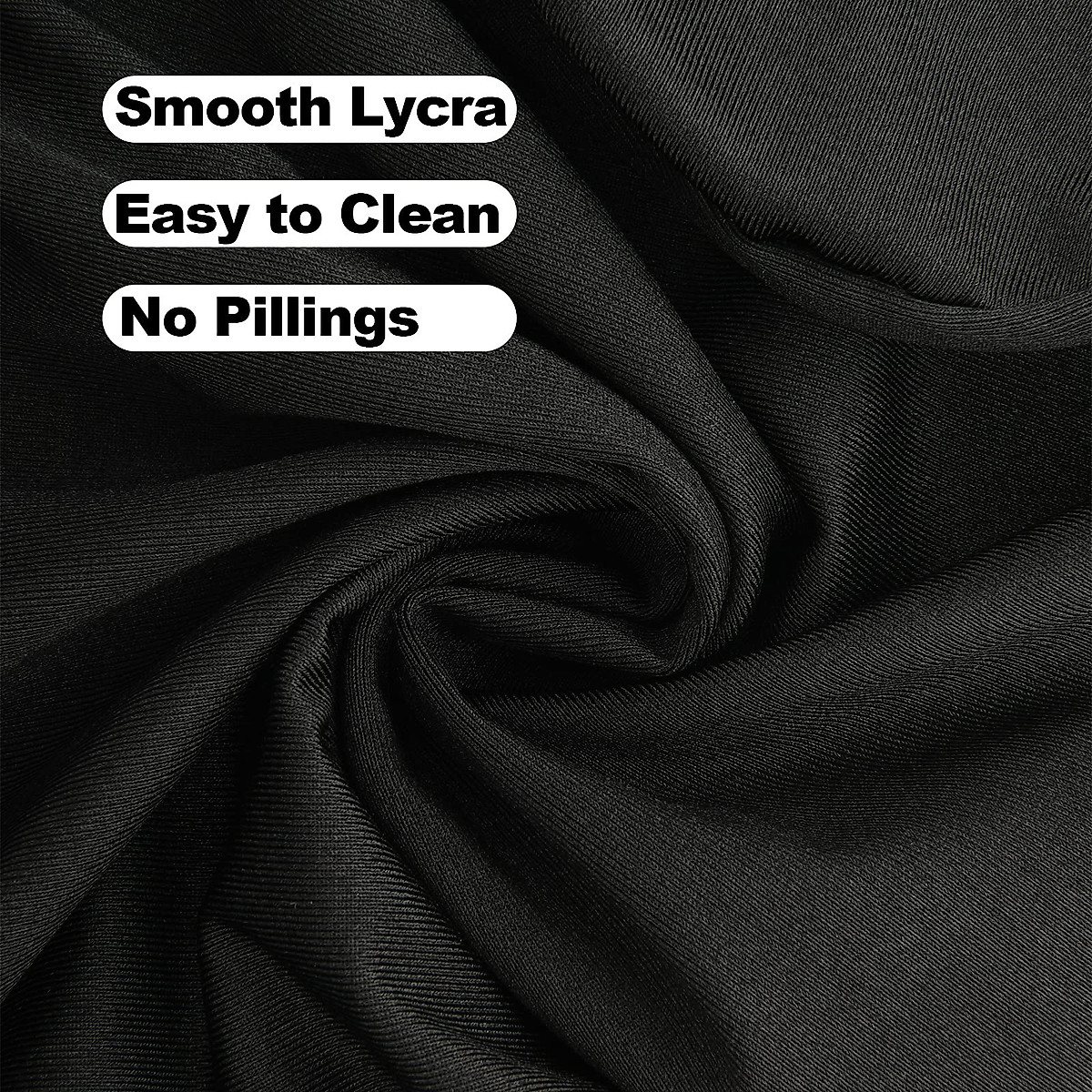 Laptop Dust Case Cover for 13-15.6 inches Laptop, TXesign Lycra Laptop Dust Case Laptop Cover Elastic Band Compatible with MacBook Dell HP Lenovo Samsung Acer ASUS Microsoft Laptop, Black