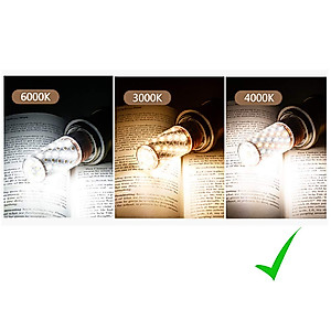 MaoTopCom E12 LED Bulbs 4000K, 15W E12 Candelabra Light 150 Watt Equivalent Natural White 1500 Lumen Decorative Candle Base Chandelier Bulbs, Non-Dimmable, AC 85-265V
