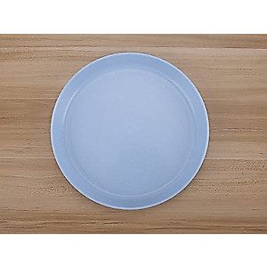 LuckyZone 9 Inches Reusable Wheat Straw Plates, Sets of 4 | Lightweight & Unbreakable Plate for Home Kitchen | Dishwasher & Microwave Safe | BPA Free & Eco-Friendly (9 Inches)