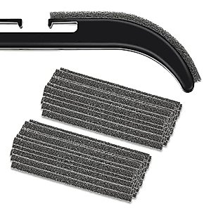 400 Count Hanger Grips Self Sticking Foam Hanger Protection Strips Self Adhesive Hanger Foam Strips Gray No Slip Hanger Strips Thin Protection Garment Tape, Enough for 200 Hangers (3 3/8 x 3/16 Inch)