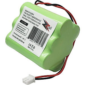 ZZcell® Battery Replacement for 2Gig BATT1, BATT1X, BATT2X, 6MR2000AAY4Z, GC2 2GIG-CNTRL2 2GIG-CP2, GCKIT311, 228844, Go Control Panel Alarm System 10-000013-001, PERS-4200, 7.2V, 2000mAh