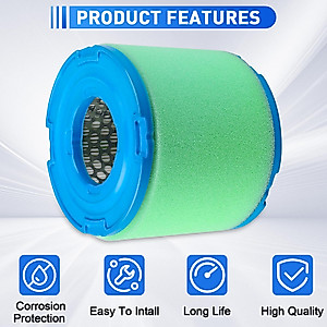 393957 393957S Air Filter Pre Filter Replacement for Briggs Stratton 390930 4106 Horizontal Engines Ariens 02451900 John Deere PT9334 PT4301 LG393957S Lawn Mower