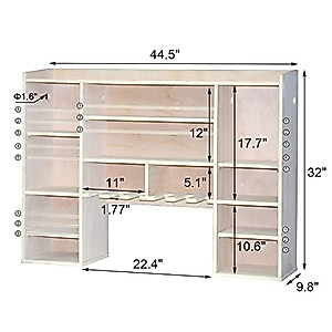 Power Tool Organizer Storage Rack, Drill holder Wall Mount, Cordless Drill Charging Station, Garage Organization, large 44.5”x32”