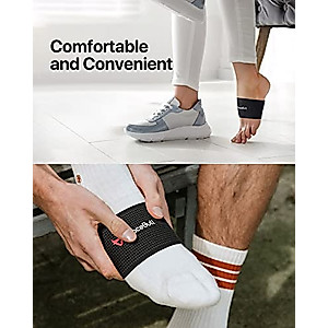 ZooNut Copper Arch Support Bands (2 Count), BraceBull Copper Infused for Plantar Fasciitis, Flat Feet Support, Foot Pain Relief, Sturdy Arch Support Brace, Skin-Friendly Sleeve (Black)