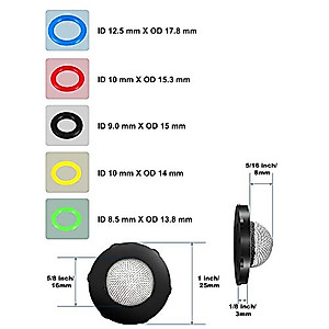 24 Pack O-Ring Power Pressure Washer Kit 6 Sizes for Power Pressure Washers, Pump, Hose, Gun, Wand and Lance