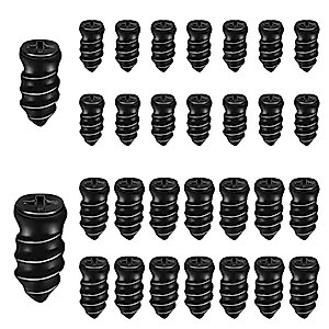 40pcs Tire Repair Nails, Rubber Screw Tire Plugs Self-Service Vacuum Tire Repair Nail Kit Tires Quick Puncture Repair Tools for Auto Motorcycle Car Truck Tractor (20 S+20 L)