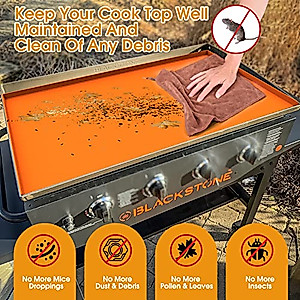 36" Silicone Griddle Mat for Blackstone 36 Inch Griddle, Heavy Duty Griddle Buddy Mat Blackstone Griddle Top Protective Cover Accessories, Protect Flat Top from Rodents, Insects, Debris & Rust