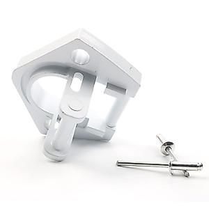 Aluminum Awning for Sunchaser II Replacement Part Bottom Foot Soild White