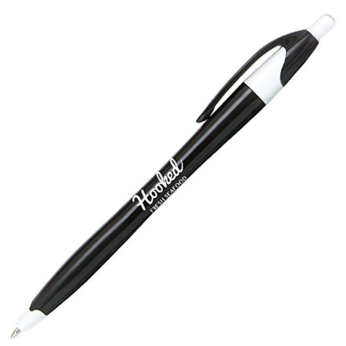 Ummah Promotions Promotional Classic Solid Click Pen Printed with Your Logo or Message - 300 QTY