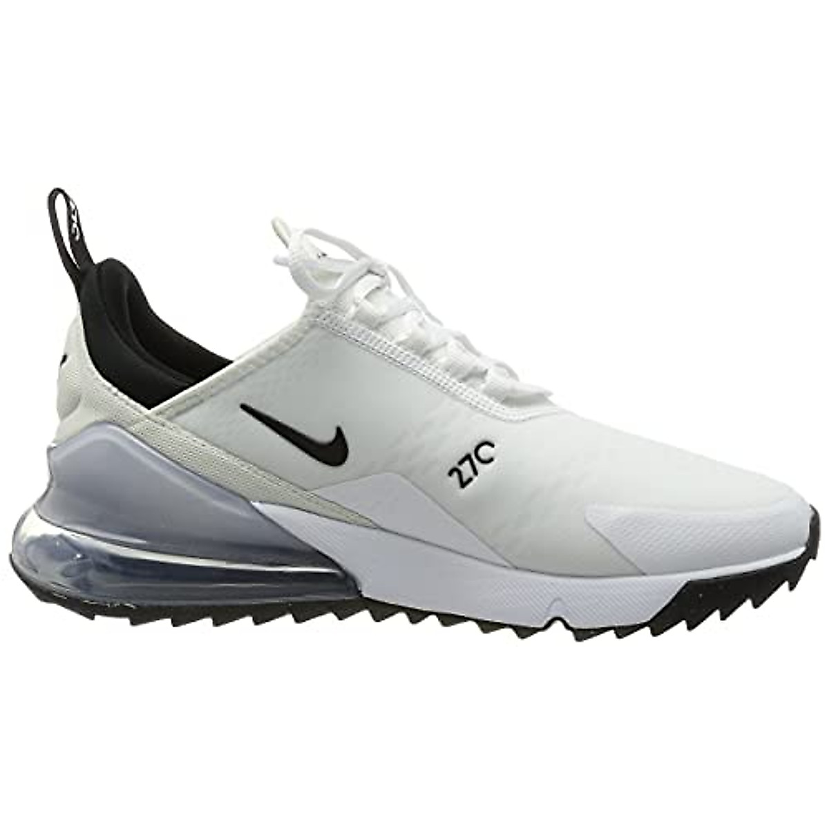 Nike Air Max 270 G CK6483 102 Mens Golf Shoe, White, Size 8