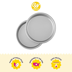 Wilton Performance Pans Aluminum Round Cake Pan, 9 x 2 in., Pack of 2
