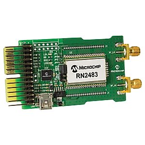 Daughter Board, 48MHz MCU, Dual 433/868MHz Antenna, UART/USB, Solder Pad for GPIO