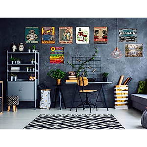 Leggef Funny Bathroom Bar Garden Terrace Retro Metal Tin Sign Wall Decoration Pitbull I Love You to The Moon and Back Best Farmhouse Decor Gift for Women Men Friends 8"x12"inch