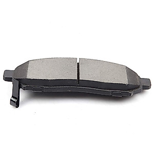 ECCPP Brake Kits, 2pcs Front Brake Rotors and 4pcs Ceramic Brake Pads Set fit for 05-17 for Nissan Frontier,2005-2012 for Nissan Pathfinder,2005-2015 for Nissan Xterra,2009-2012 for Suzuki Equator