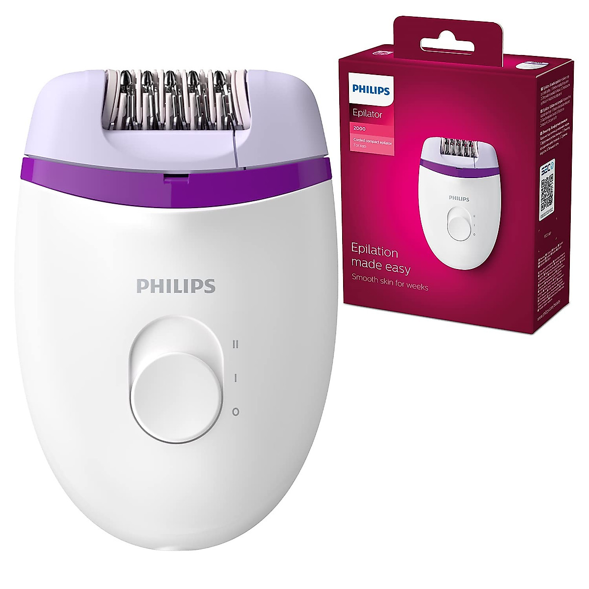 BRE225/00 Satin Essential Epilator 2 Speeds