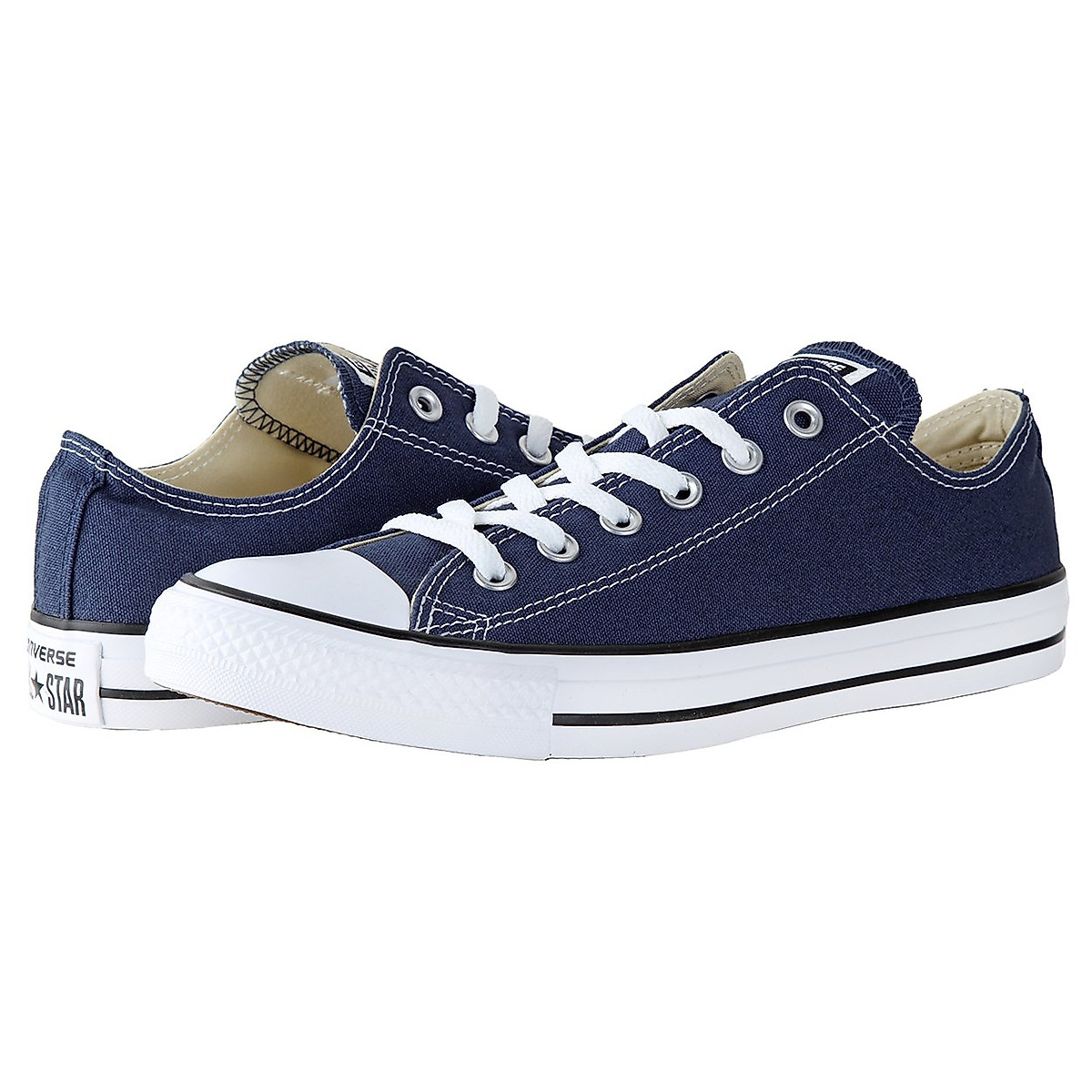 Converse M9697- Chuck Taylor All Star Ox Low Top Navy Unisex Sneakers, 11 Women/9 Men