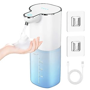 Automatic Soap Dispenser - Automatic Foam Hand Soap Dispenser, No-Touch Foam Soap Dispenser, 13.5 oz/400ml Wall Mountable - for Bathroom Kitchen Hand Soap Dispenser