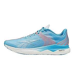 Reebok Women's Floatride Run Fast 3.0 Running Shoe - Color: Radiant Aqua/Orange Flare/White - Size: 8.5 - Width: Regular