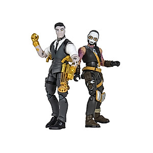 FORTNITE The Vault Deluxe Diorama, Includes 2 (4-inch) Articulated Figures, Playset with Breakaway Wall, Weapons, and 21 Accessories.