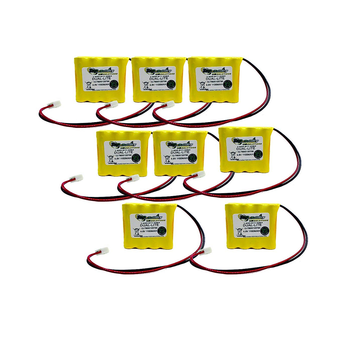 TOP BATTERY SOLUTIONS 8PC DualLite 12-790, 0120790, 0120790 REV. A, 0120790 REV. B