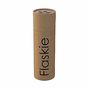 Flaskie Smart Flask (2nd Generation) | 17 Oz | BPA-Free Stainless Steel | Reusable Water Bottle | Replaceable Battery | Double Walled Vacuum Insulated | Keeps Hot for 15 Hrs, Cold for 24 Hrs (Black)