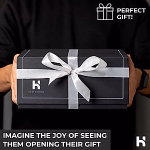 Nightstand Organizer For Men - Wood Phone Docking Station to Charge Your Phone & Earbuds - Wood Charging Station with Lined Tray & Drawer - Mens Docking Station - Gifts for Dad Birthday Gifts for Men