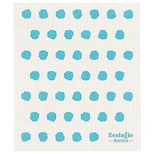 Ecologie Swedish Sponge Reusable Dishcloth, Bali Blue 2 Count