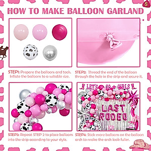 Party Inspo Last Rodeo Bachelorette Party Decorations, Cowgirl Bachelorette Party Decorations, Pink Nashville Western Lets Go Girls Bridal Shower, Fringe Curtain Balloon Banner Cake Topper