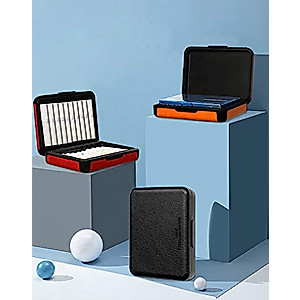 Storage Box for iq-os Heets and Accessories, PU Leather Case Traveling Cover Protective Pouch Bag (Black)