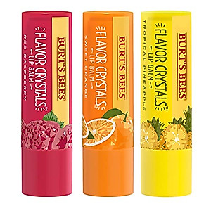 Burts Bees Red Raspberry Flavour Crystals Lip Balm, 4.53 GR
