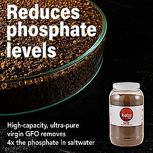 Kolar Labs GFO - 1 Pound Bag of Phosphate Removal Media for Salt Water Reef Aquariums and Coral Health