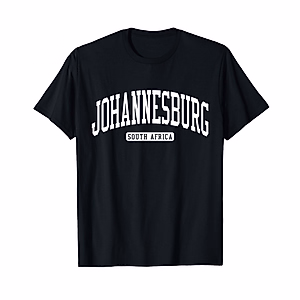 Johannesburg South Africa College University Style T-Shirt