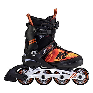 K2 Skate SK8 Hero BOA ALU, Orange_Swirl, 4-8
