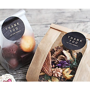 1.5'' Thank You for Your Kindness Stickers 120 Pcs 4 Design Round Square Classical Craft Thank You Sticker Kit for Greeting Cards Flower Bouquets Self-Adhesive Labels for Gift Wraps