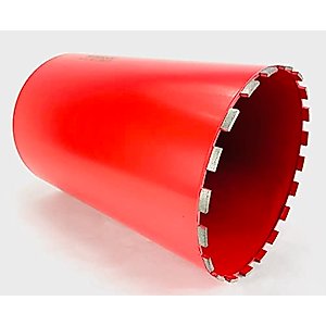 11" Inch Diamond Wet Core Drill Bit 1-1/4” Threaded by BLUEROCK Tools for Concrete Rebar Asphalt Brick Rock Masonry Hole Barrel Coring
