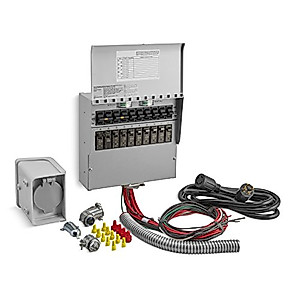 Kohler 37 755 07-S 10-Circuit Manual Transfer Switch Kit for Portable Generators